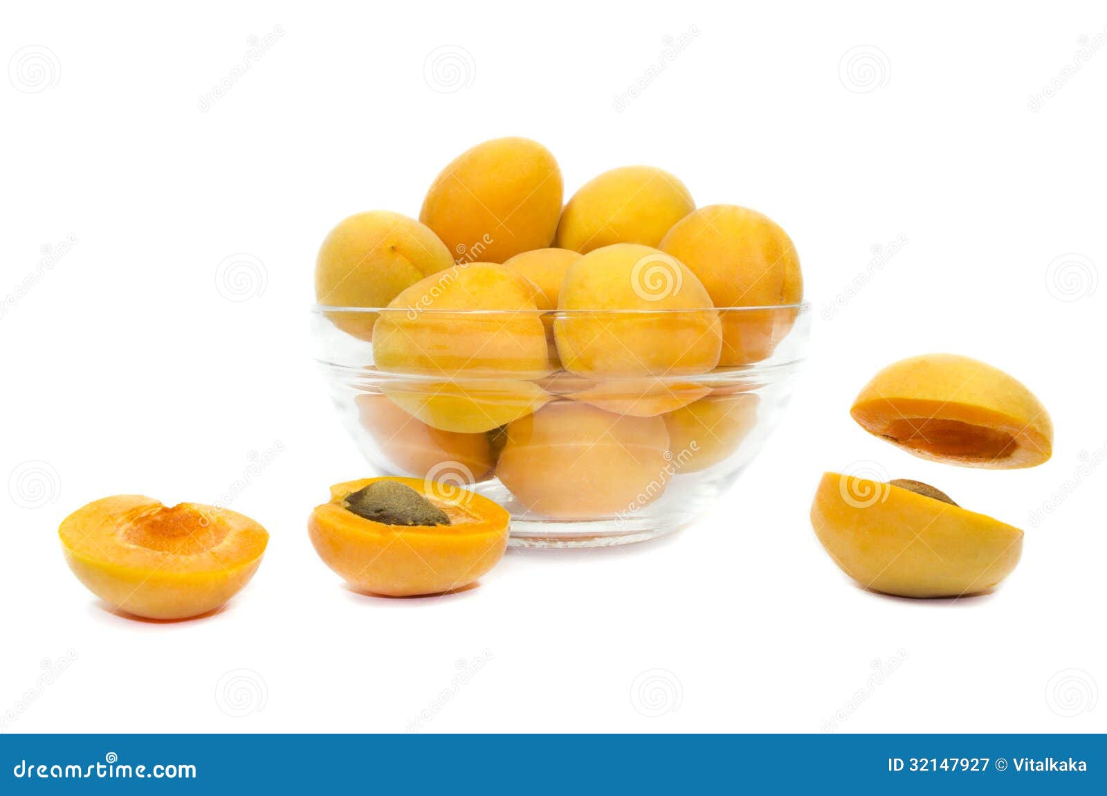 Apricot Background Isolated Stock Image - Image of eating, portion ...