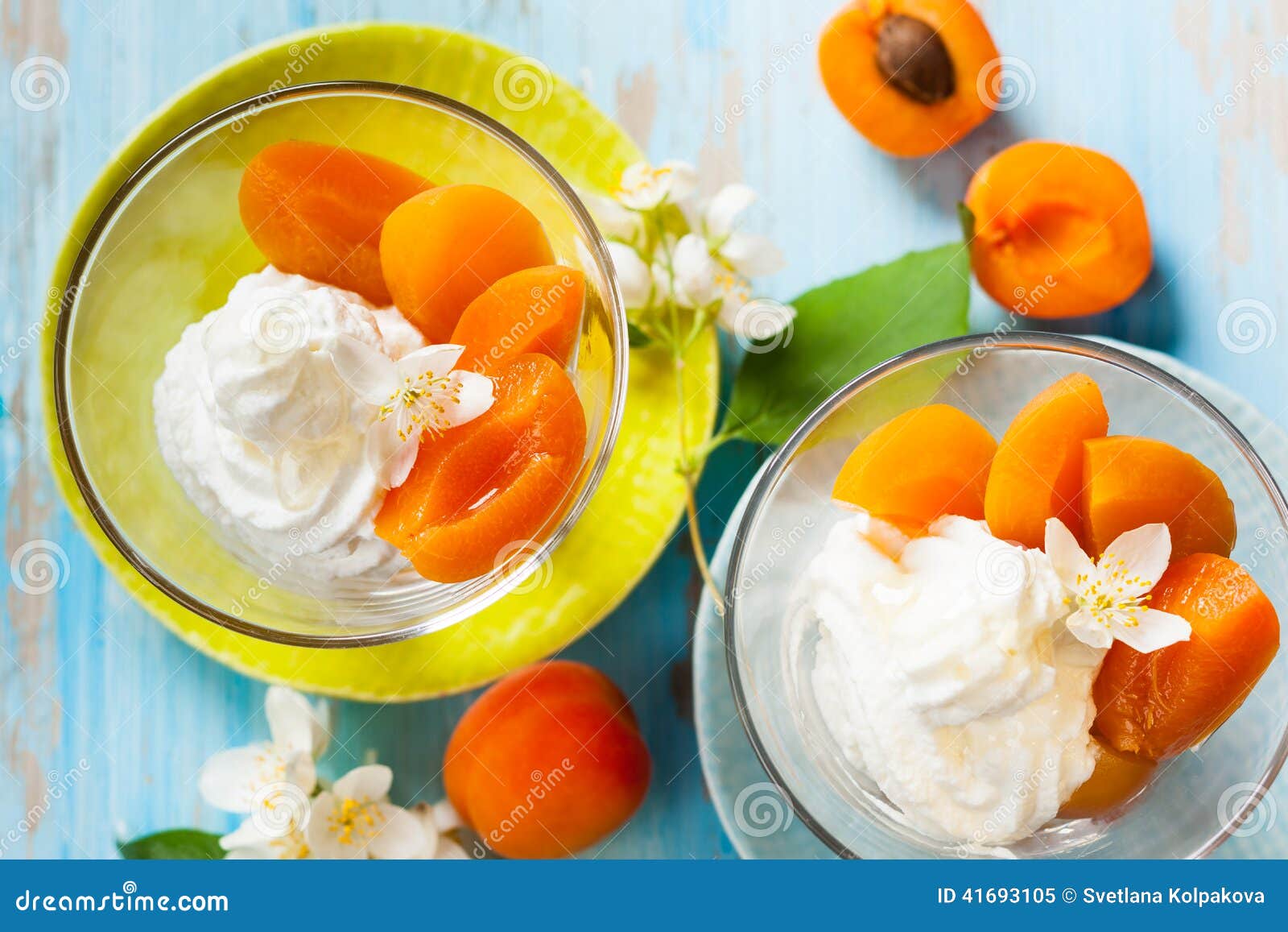 Apricot dessert stock image. Image of honey, juicy, delicious - 41693105