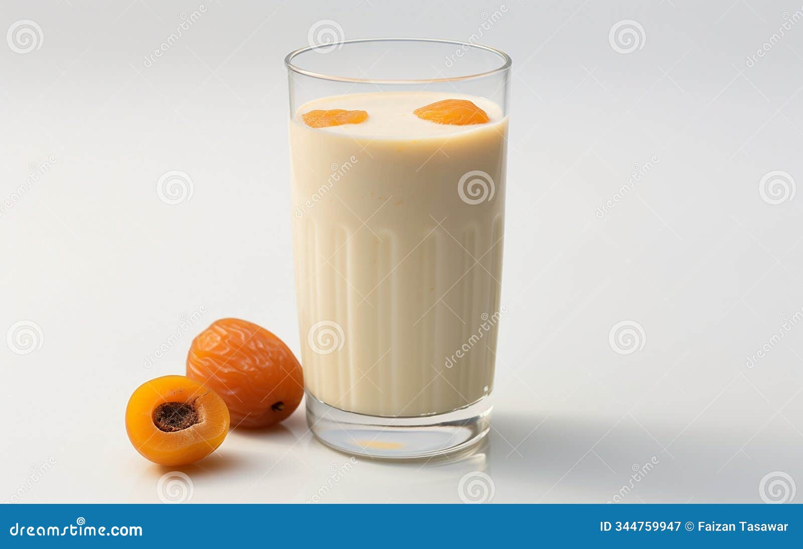 Apricot Milk Transparent Backdrop Stock Illustration - Illustration of ...