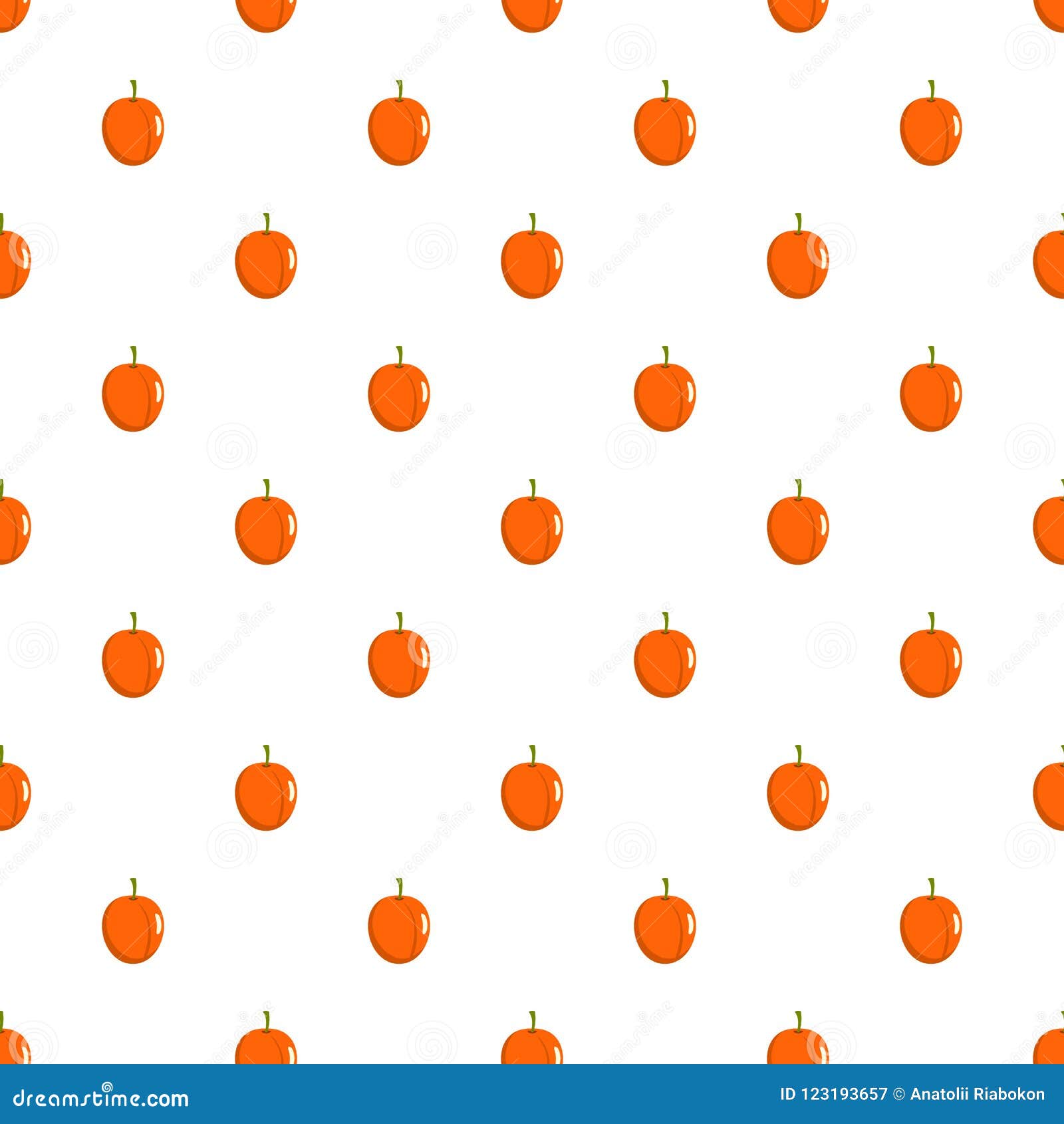Apricot pattern seamless stock illustration. Illustration of fresh ...