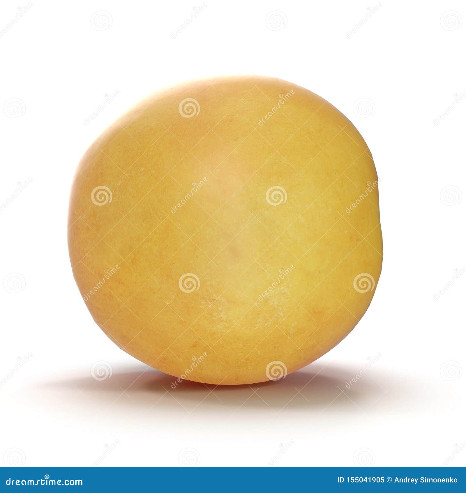 Apricots Isolated on White Background 3D Illusration Stock Illustration ...