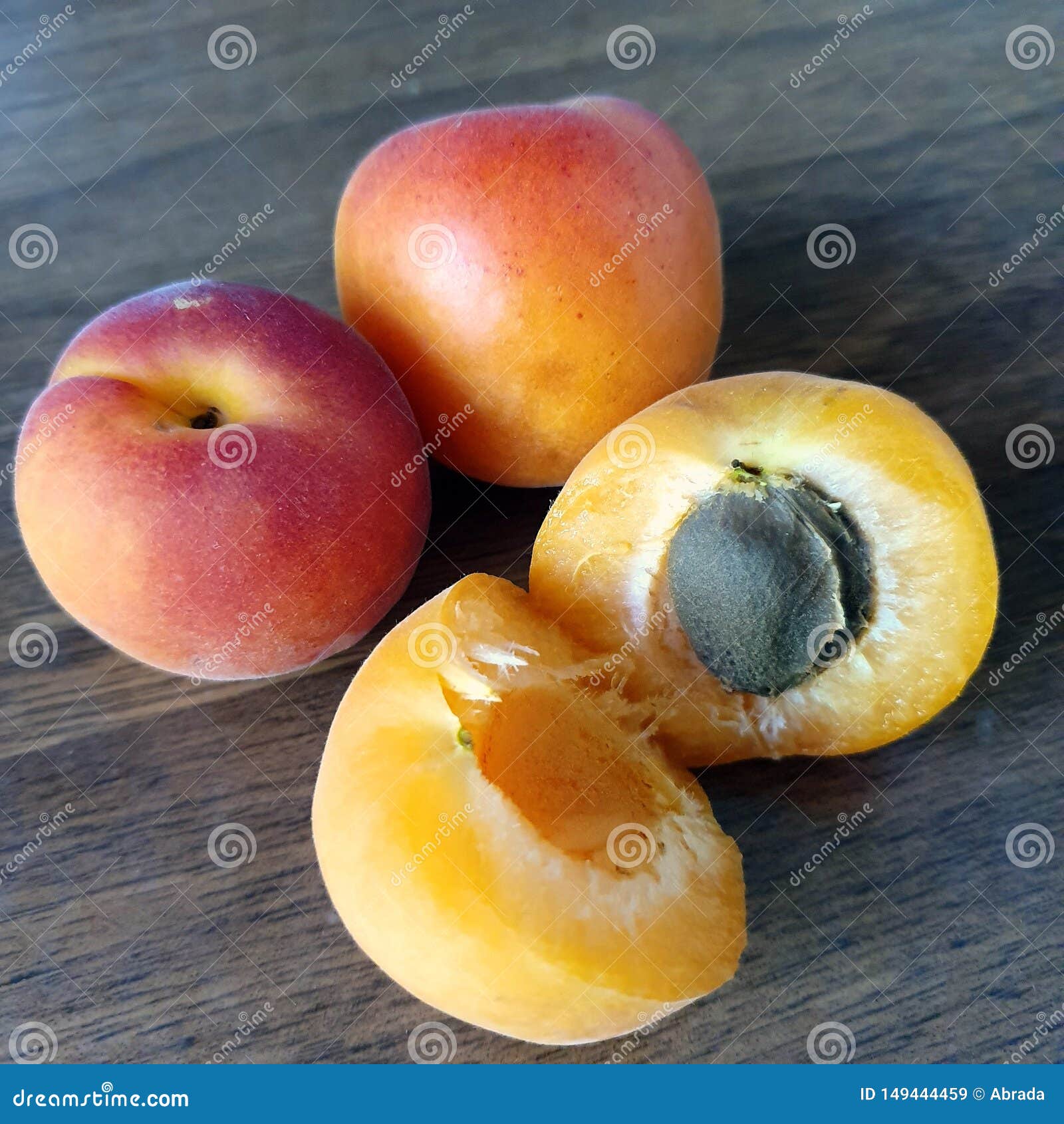 Apricots stock image. Image of yellow, healthy, closeup - 149444459