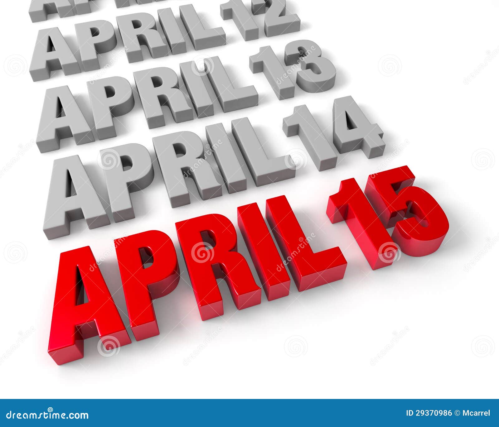 April 15th Approaches stock illustration. Illustration of white - 29370986