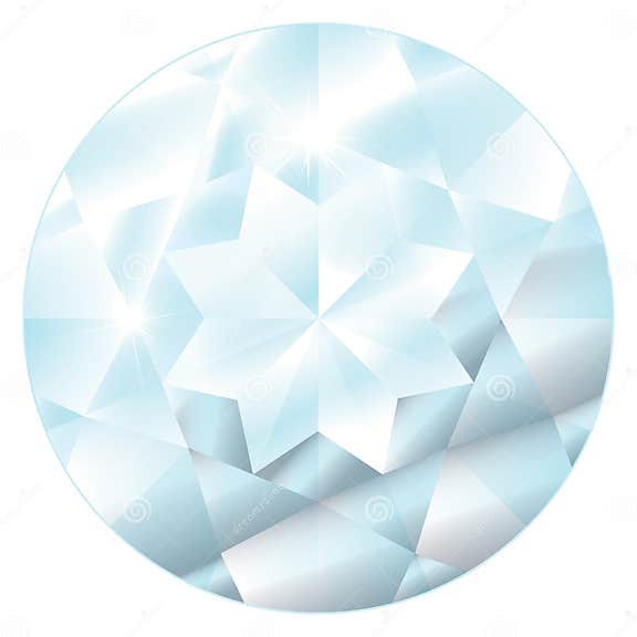 April Birthstone - Diamond stock vector. Illustration of bright - 3659000