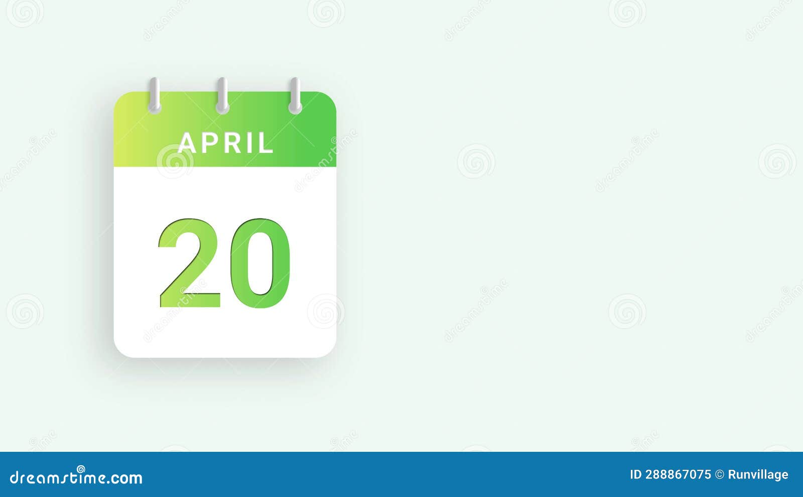 April - Calendar Animation Displaying Monthly Progression Stock Video ...