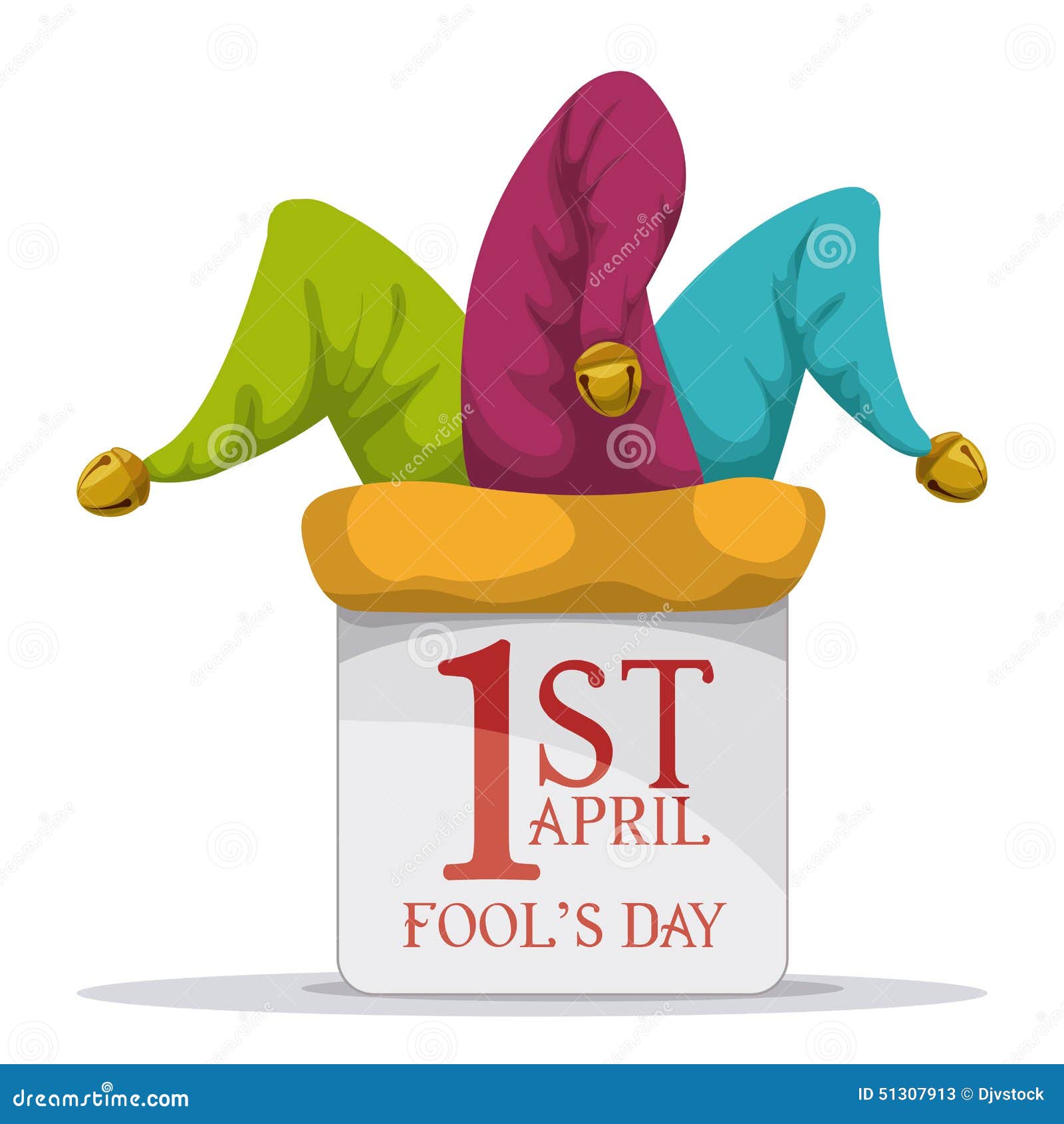 April Fools Day Design, Vector Illustration. Stock Vector ...