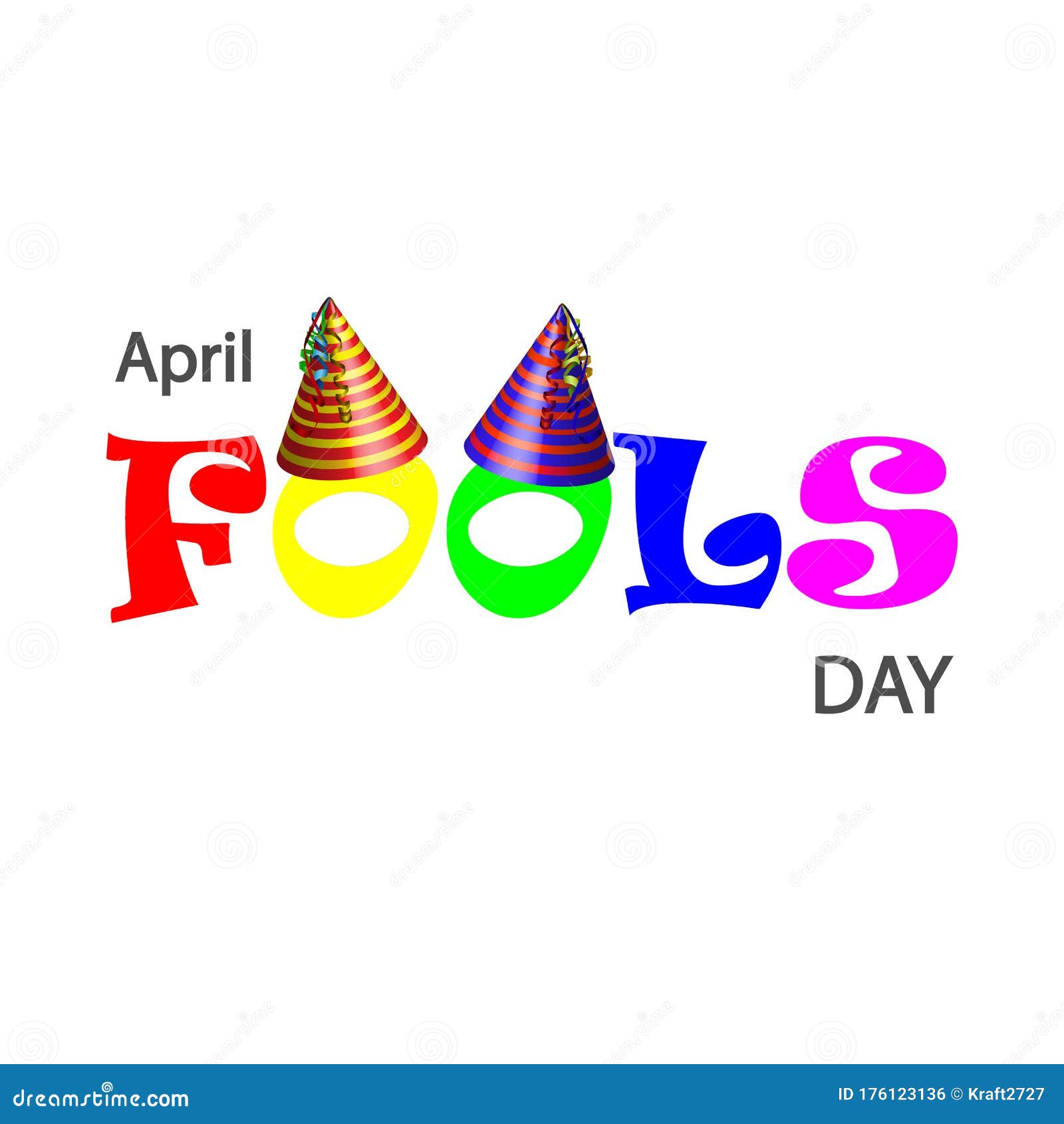 April fools day stock vector. Illustration of april - 176123136