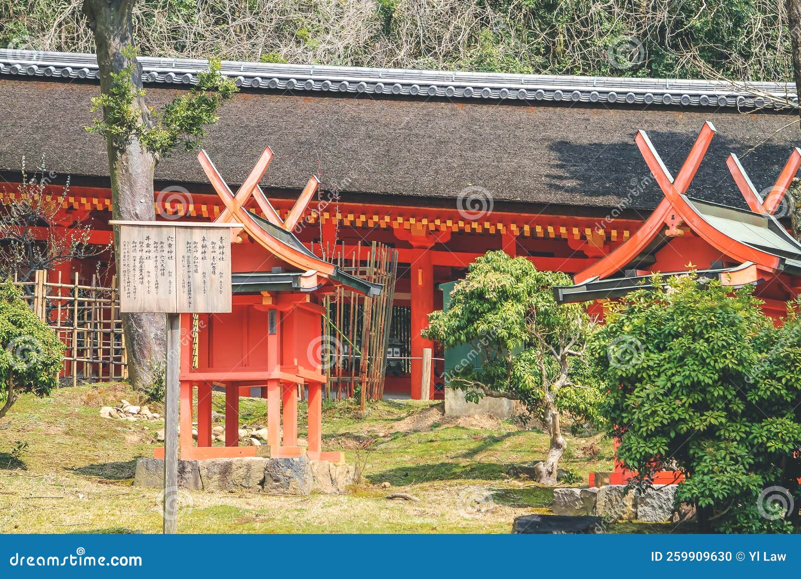 9 April 2012 the Kasuga Shrine in the Nara, Japan Editorial Image ...