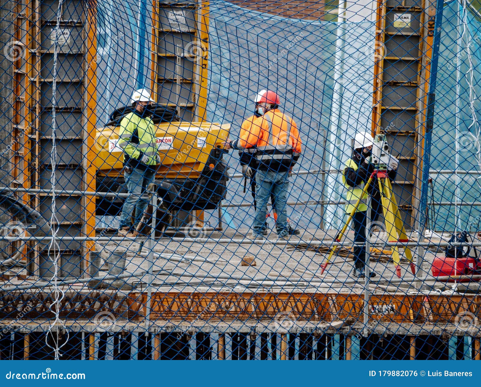 April, 15 2020, in Madrid, Spain always Working during the Pandemic and ...