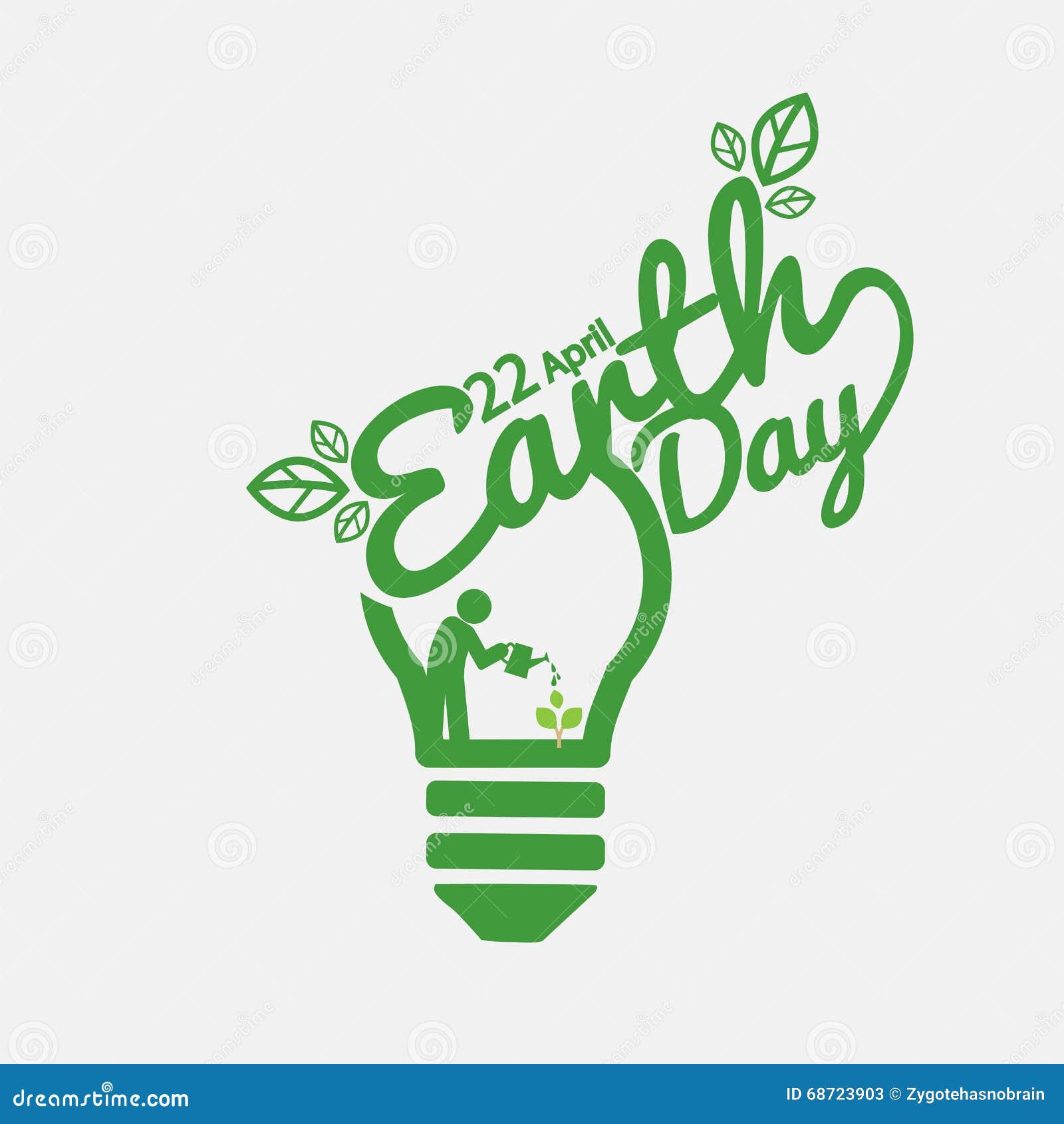 April 22nd Earth Day. stock vector. Illustration of save - 68723903