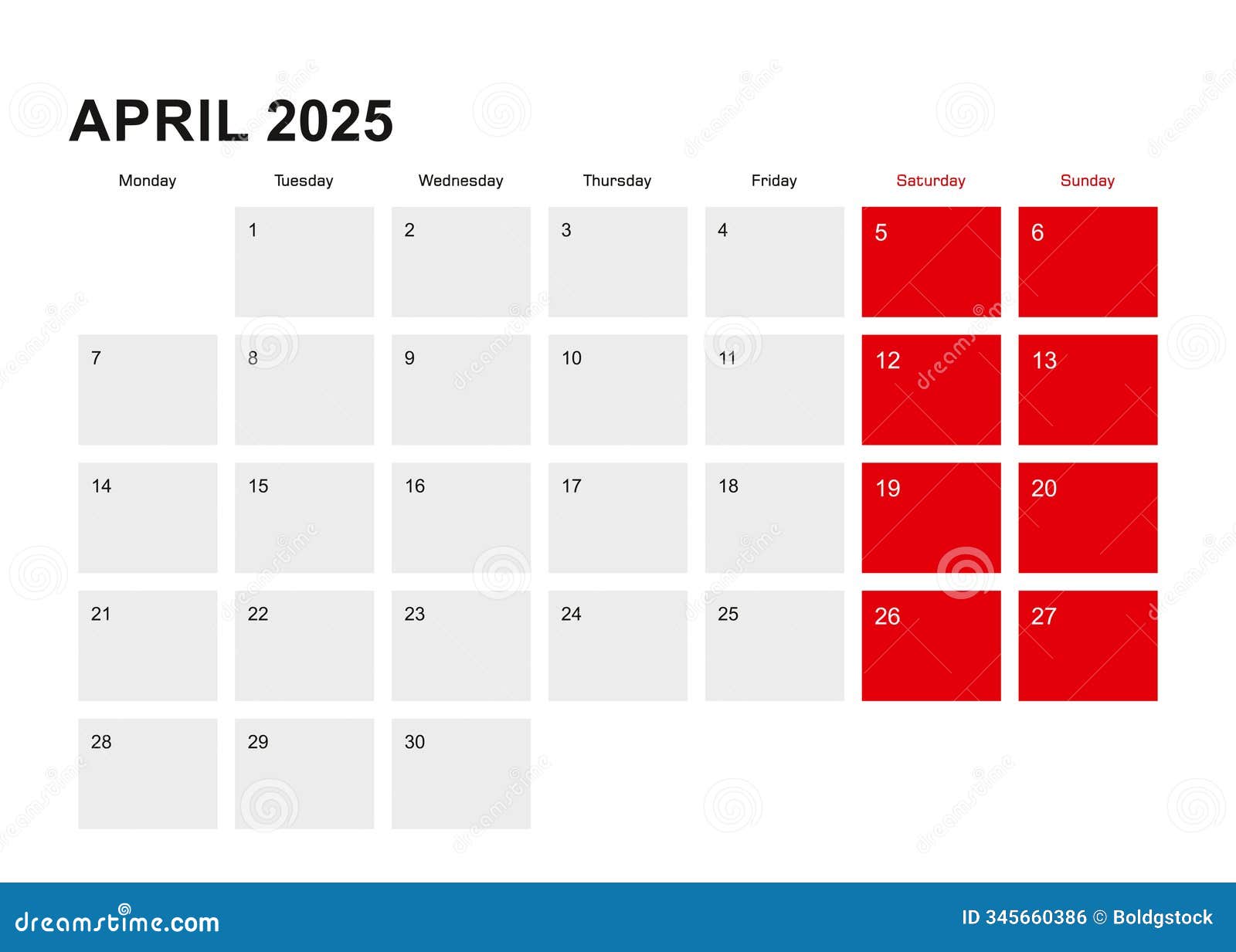2025 April Calendar Week Start On Sunday With Safari Style For ...