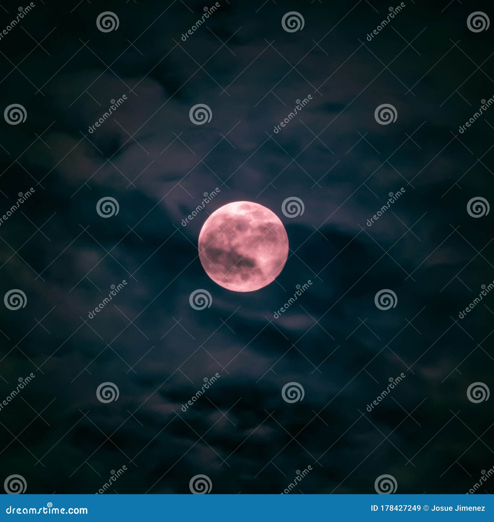 April S Pink Supermoon Will Be The Biggest This Year Stock Image