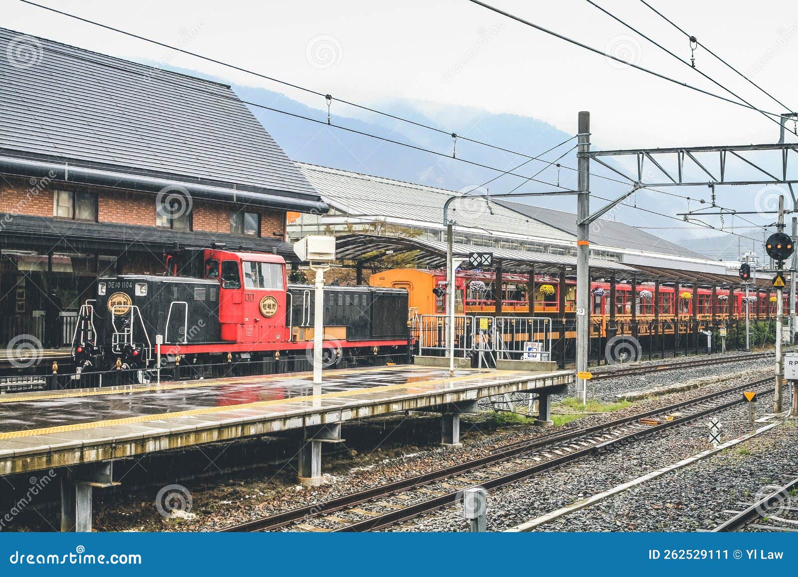 11 April 2012 a Sagano Romantic Train at Saga Arashiyama Editorial ...