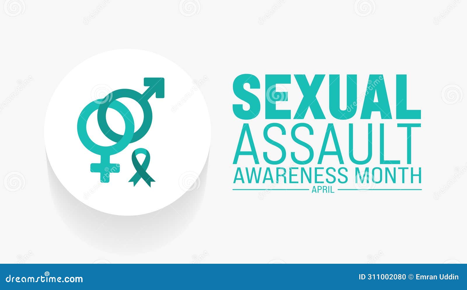 April Is Sexual Assault Awareness Month Background Template Holiday