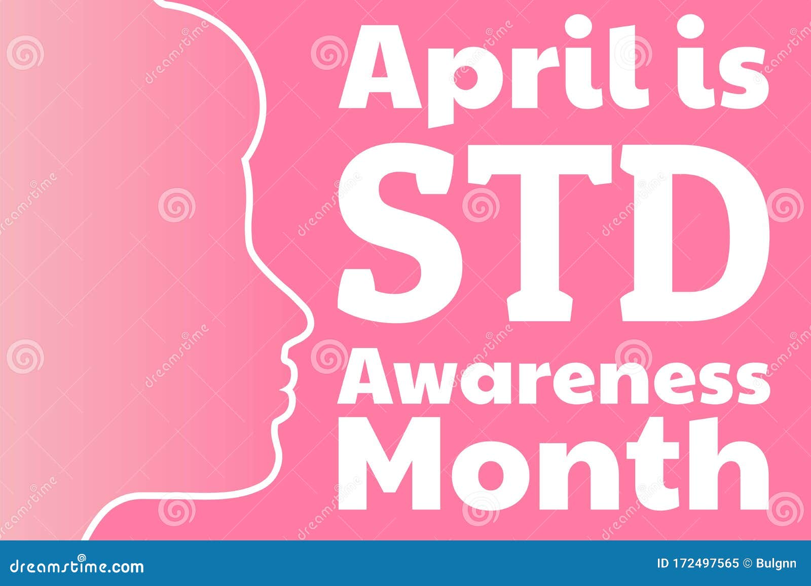 April Is Std Awareness Month Concept Sexually Transmitted Diseases