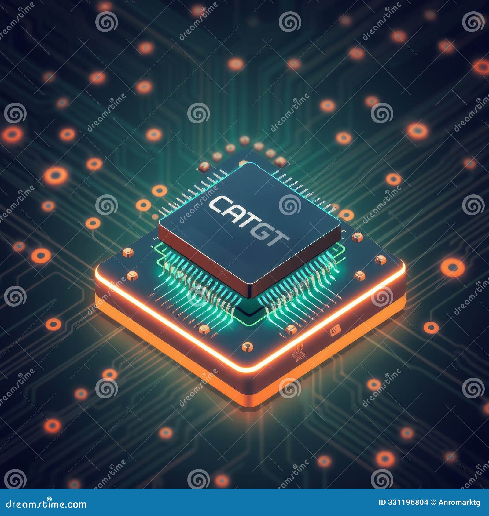 ChatGPT Chipset Processor Concept On Circuit Board, Artificial ... ChatGPT Chipset Processor Concept On Circuit Board, Artificial ...