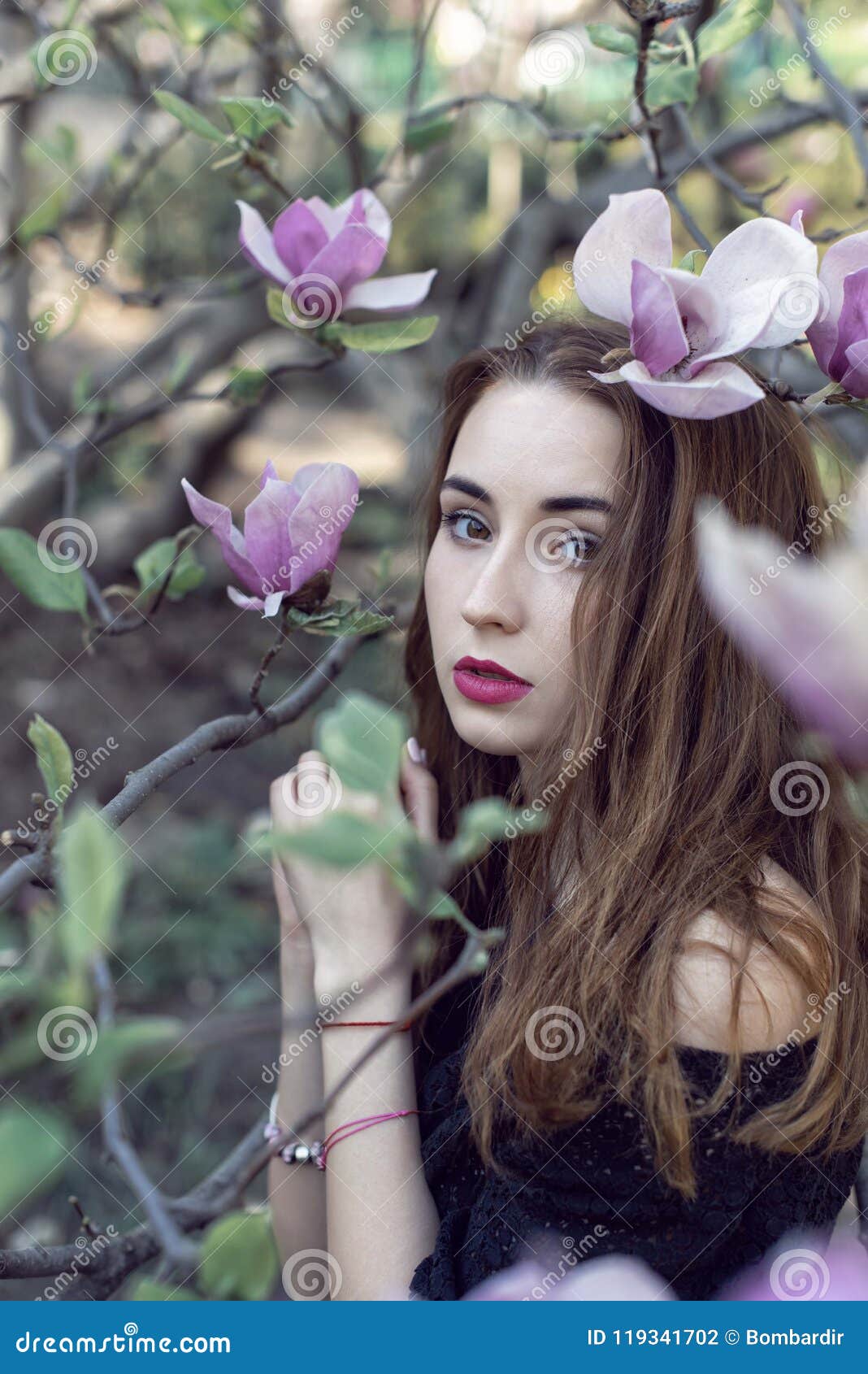 April Walk in the Green Park Stock Photo - Image of cute, beautiful ...