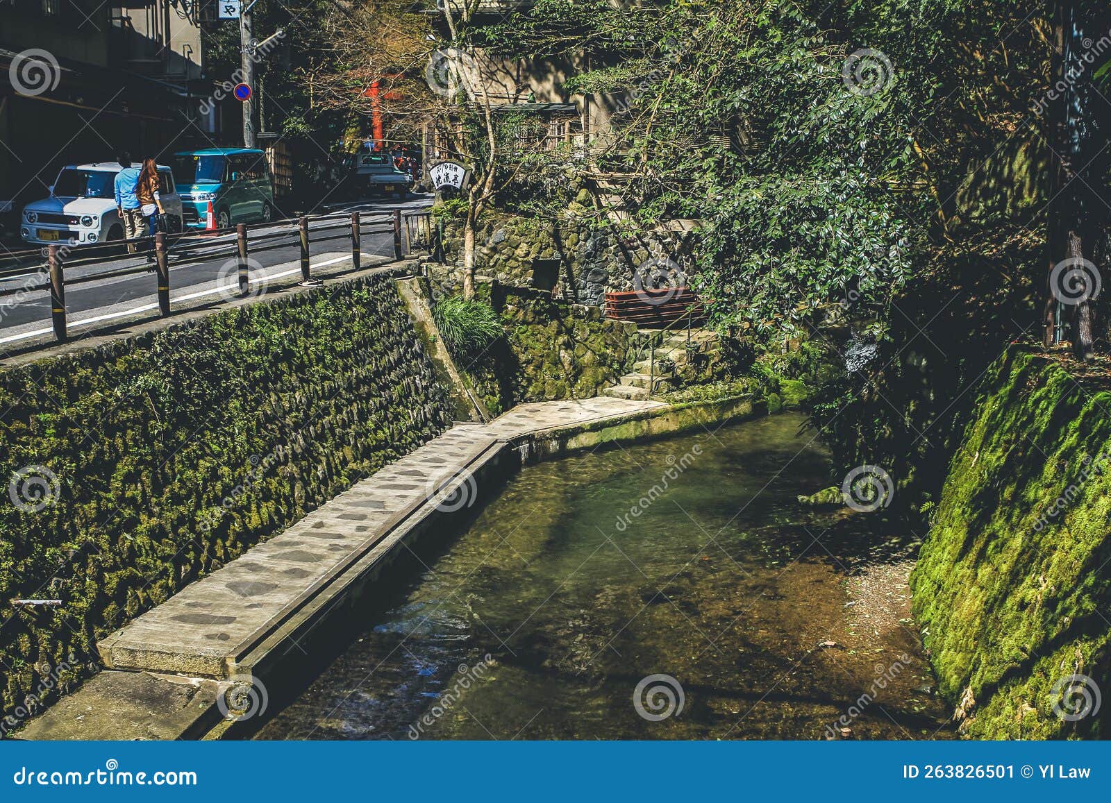 The Water Flowing, Scenery of Kibune River 12 April 2012 Editorial ...