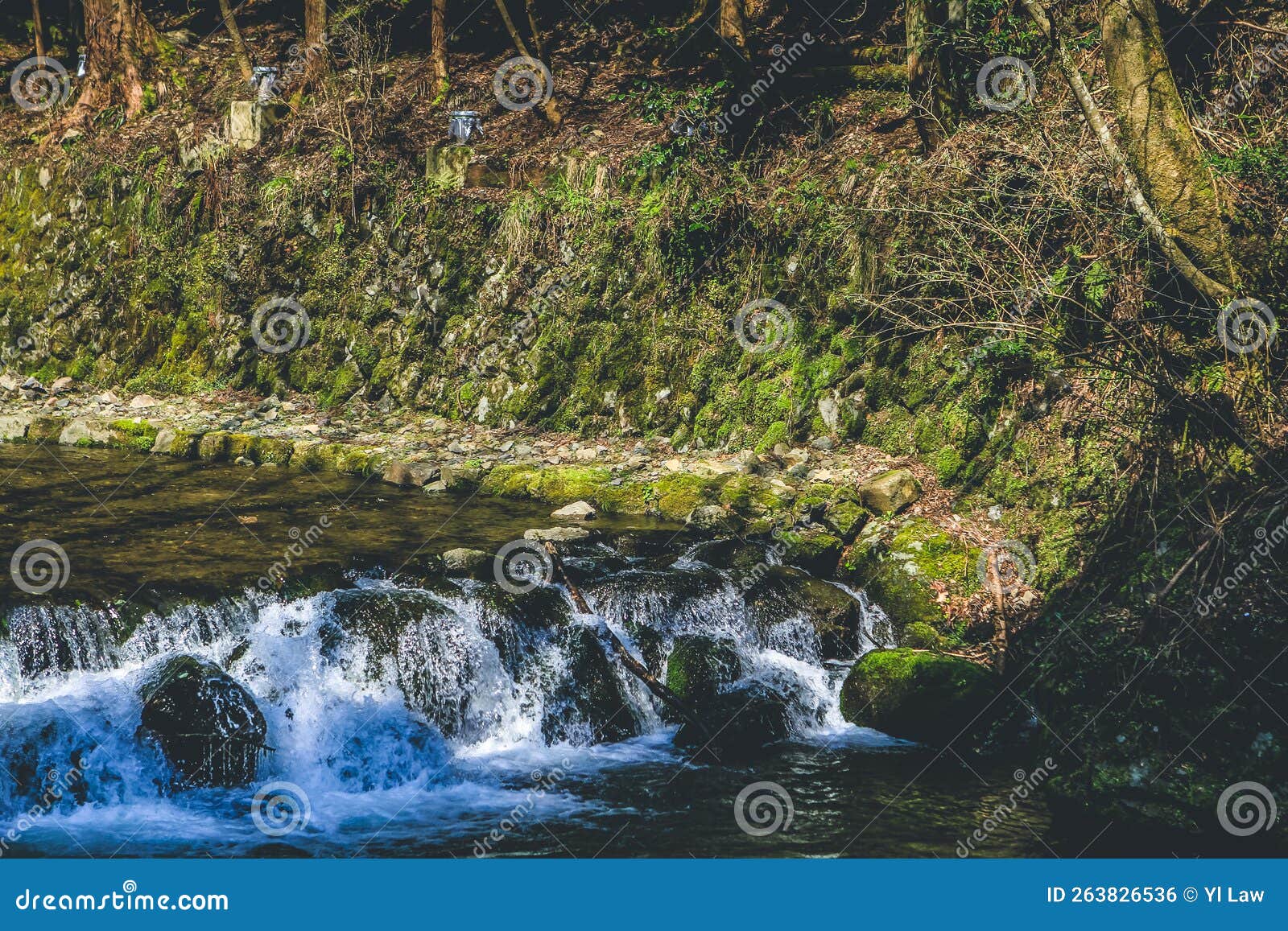 The Water Flowing, Scenery of Kibune River 12 April 2012 Editorial ...