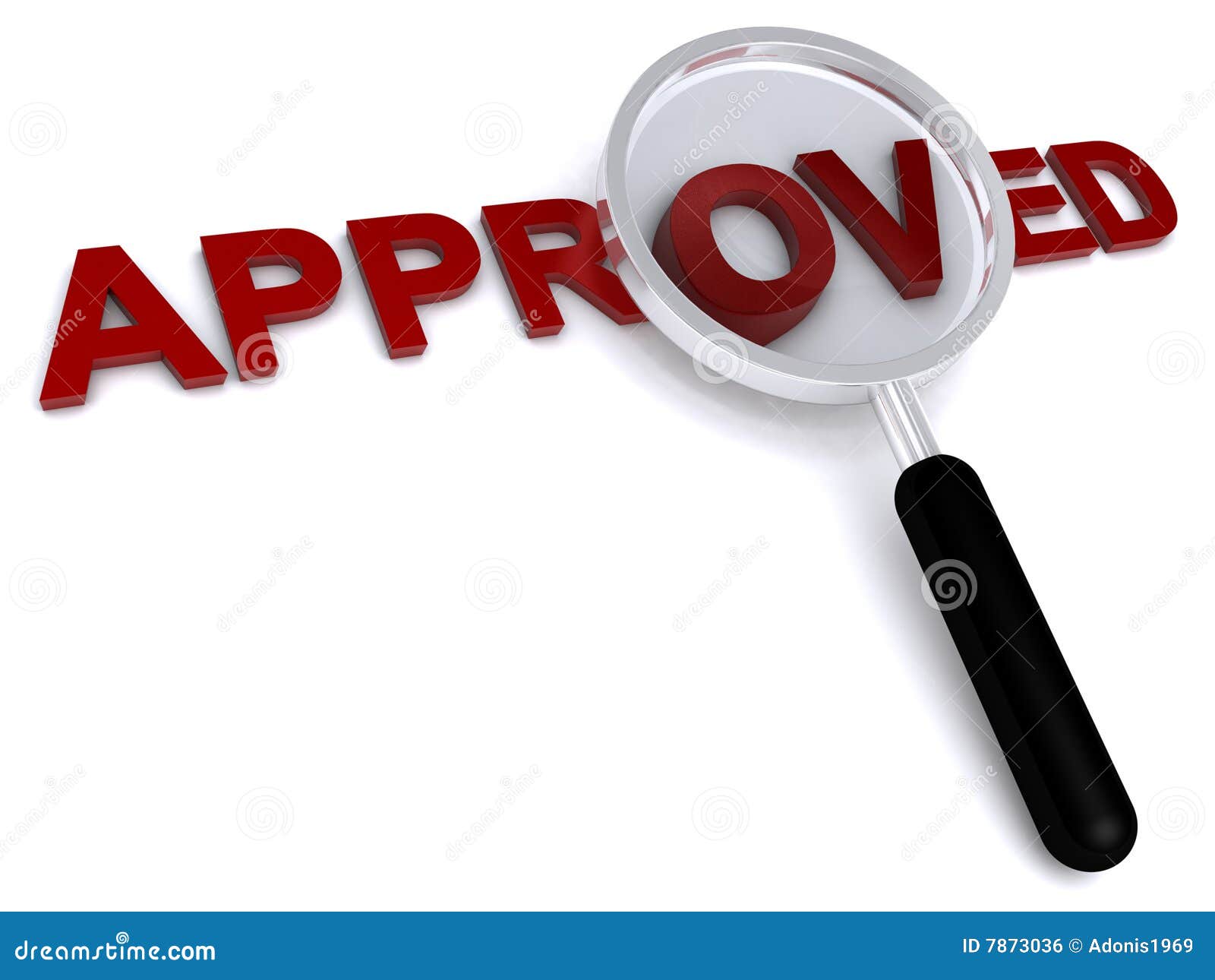 Aprobado stock de ilustración. Ilustración de regulado - 7873036