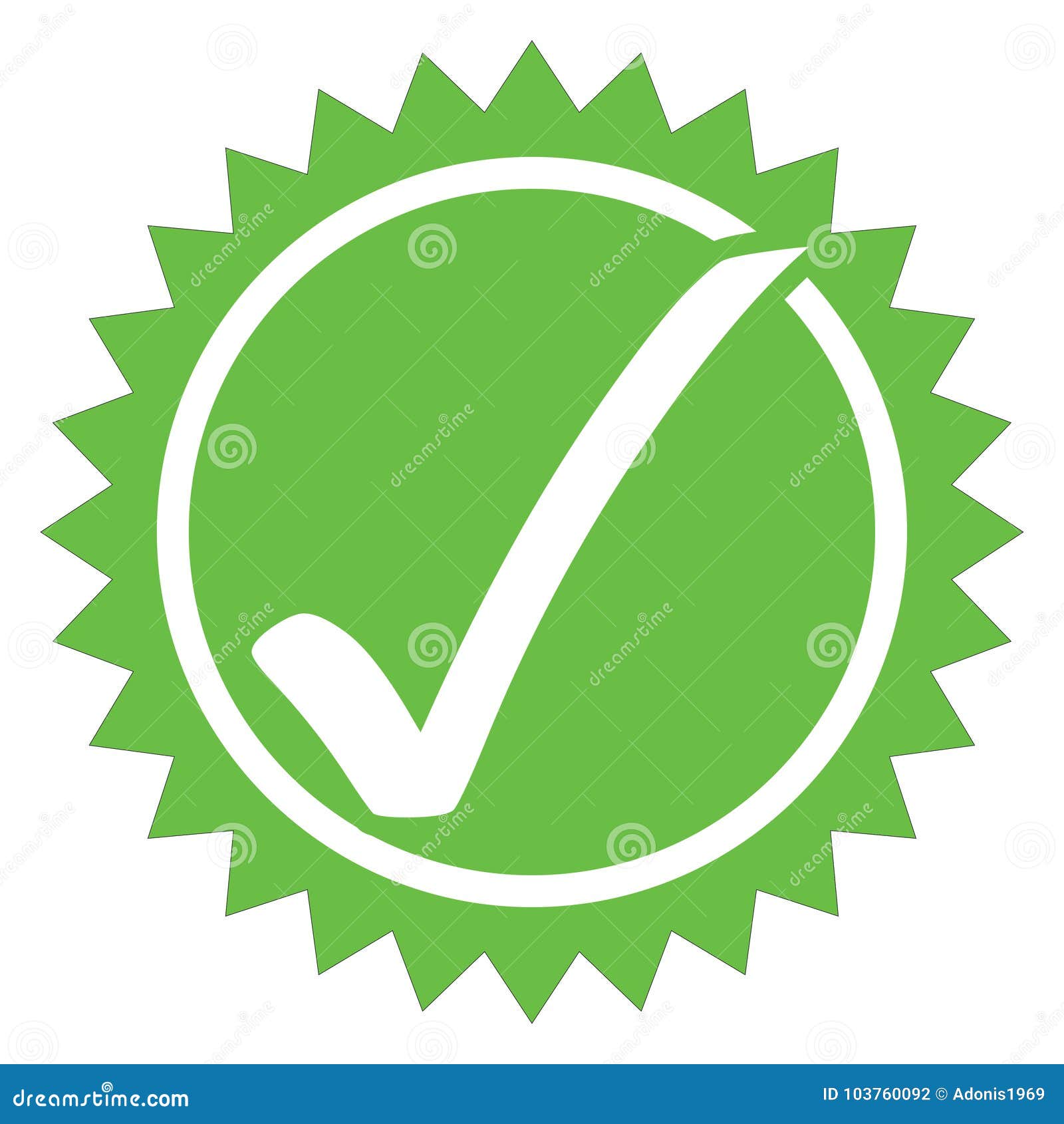 Aprobado y ACEPTABLE ilustración del vector. Ilustración de ...