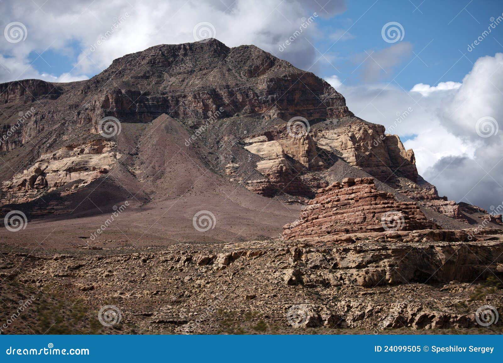 Apron at the Crumbling Mountain Stock Image - Image of rock, sandstone ...