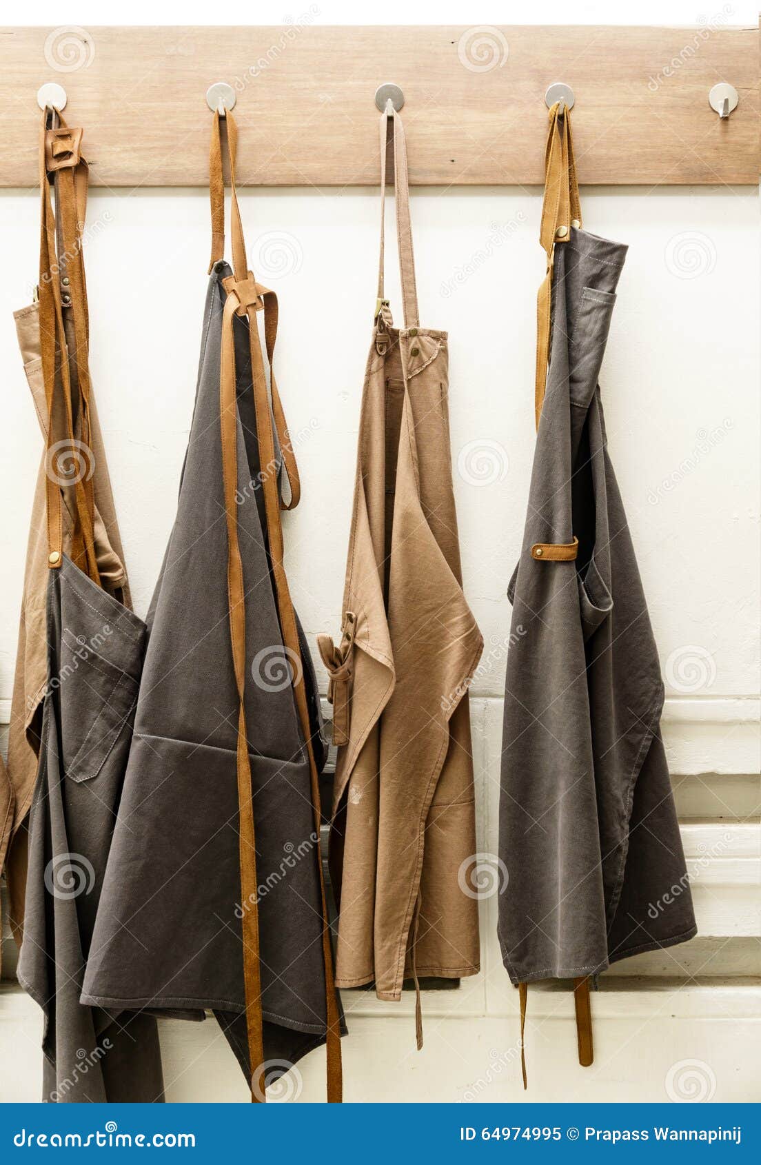 Apron hanging stock image. Image of interior, utensils - 64974995