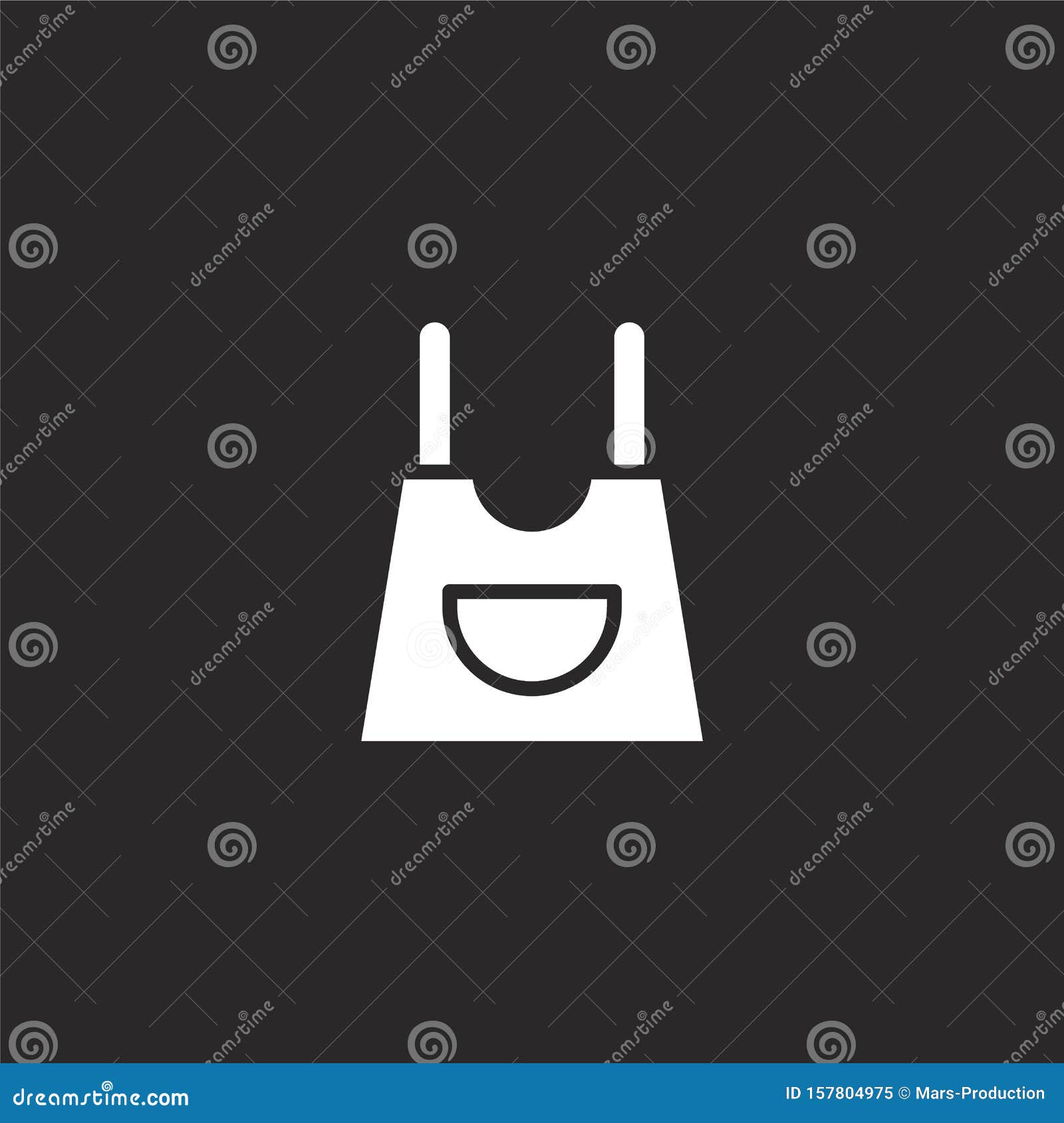 Apron Icon. Filled Apron Icon for Website Design and Mobile, App ...