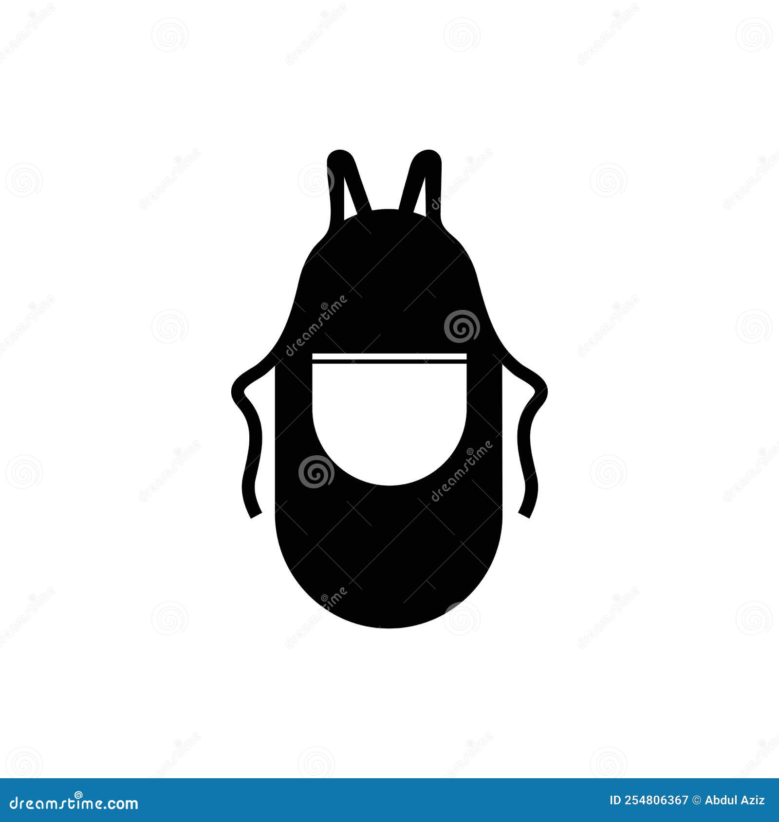 Apron Icon Logo Vector Design Stock Vector - Illustration of baker ...
