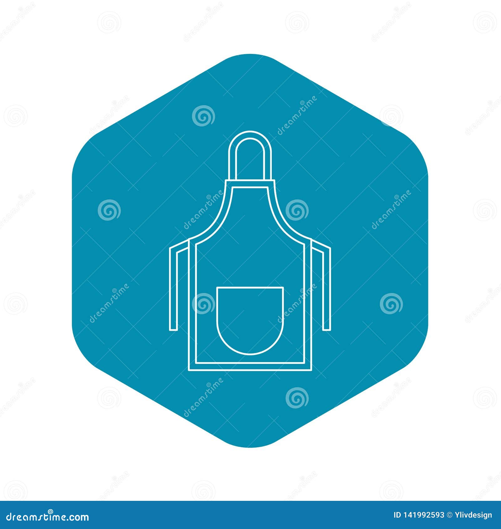 Apron icon, outline style stock vector. Illustration of housewife ... Apron icon, outline style stock vector. Illustration of housewife ...