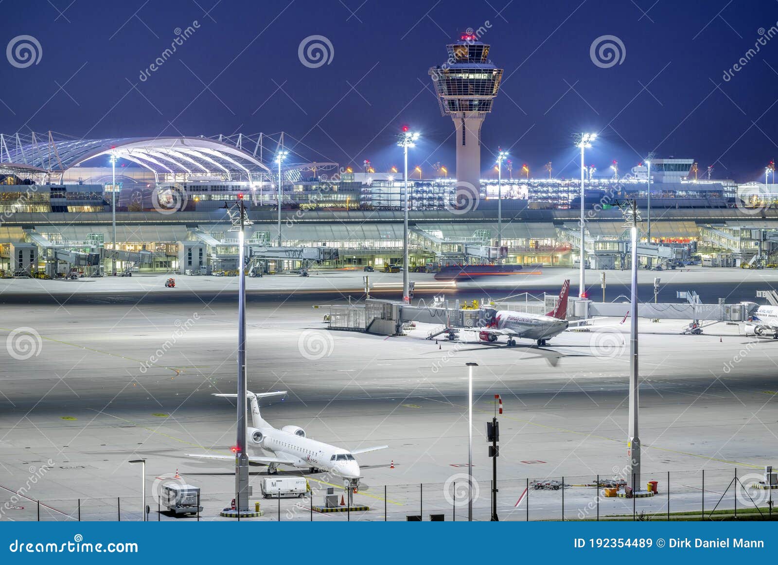 Apron from Terminal 1, Munich Airport MUC EDDM Editorial Stock Image ...