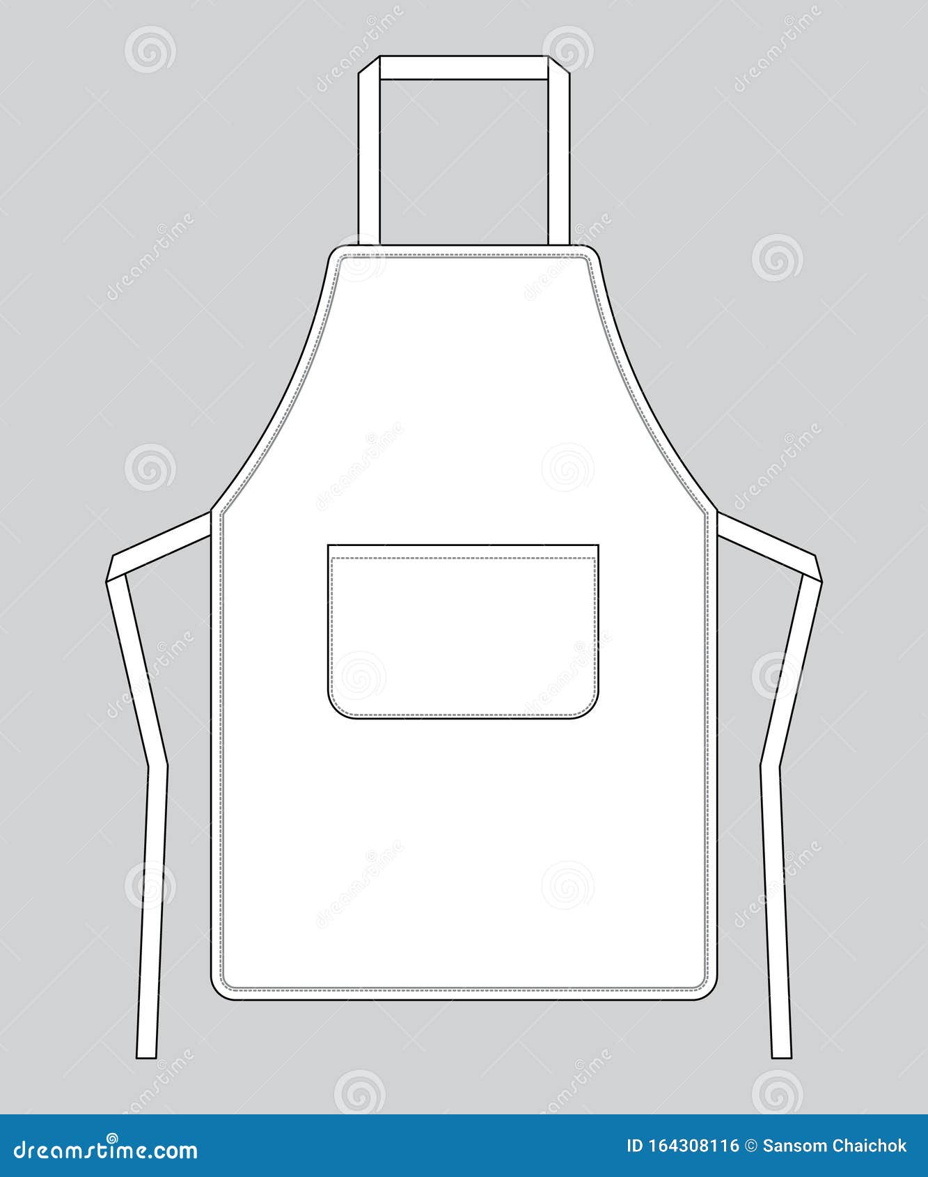 Blank Apron Template