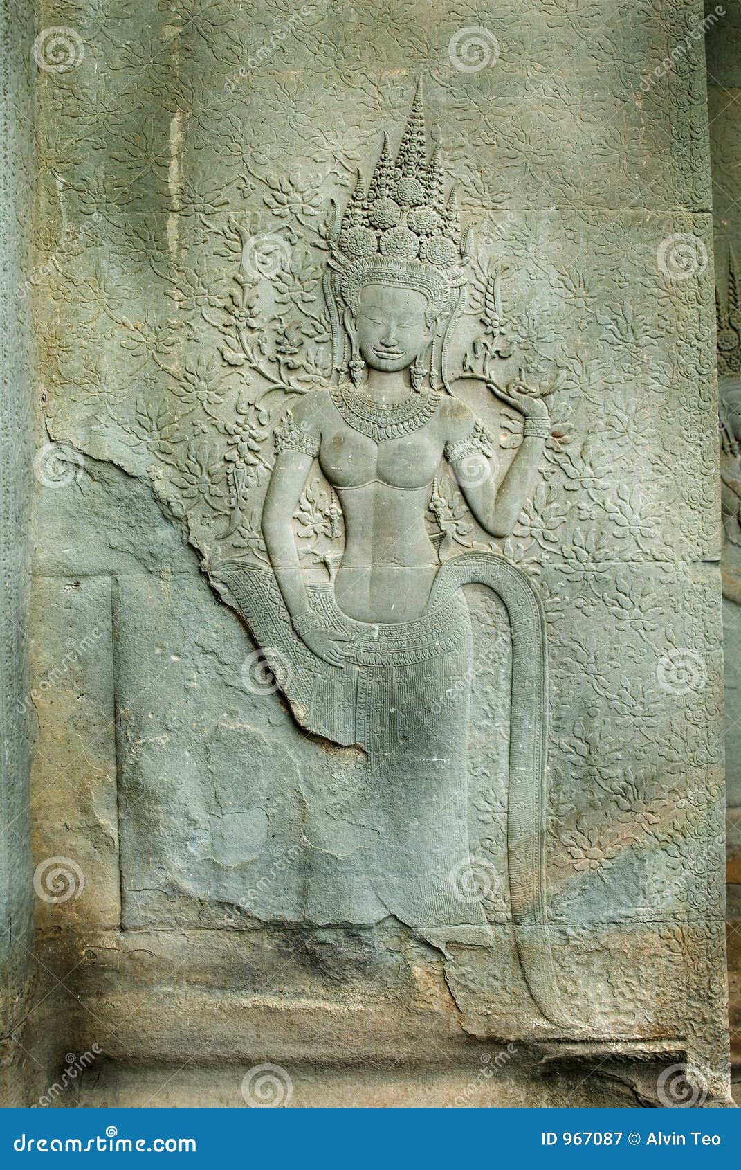 Apsara stock image. Image of reap, city, temple, buddhism - 967087