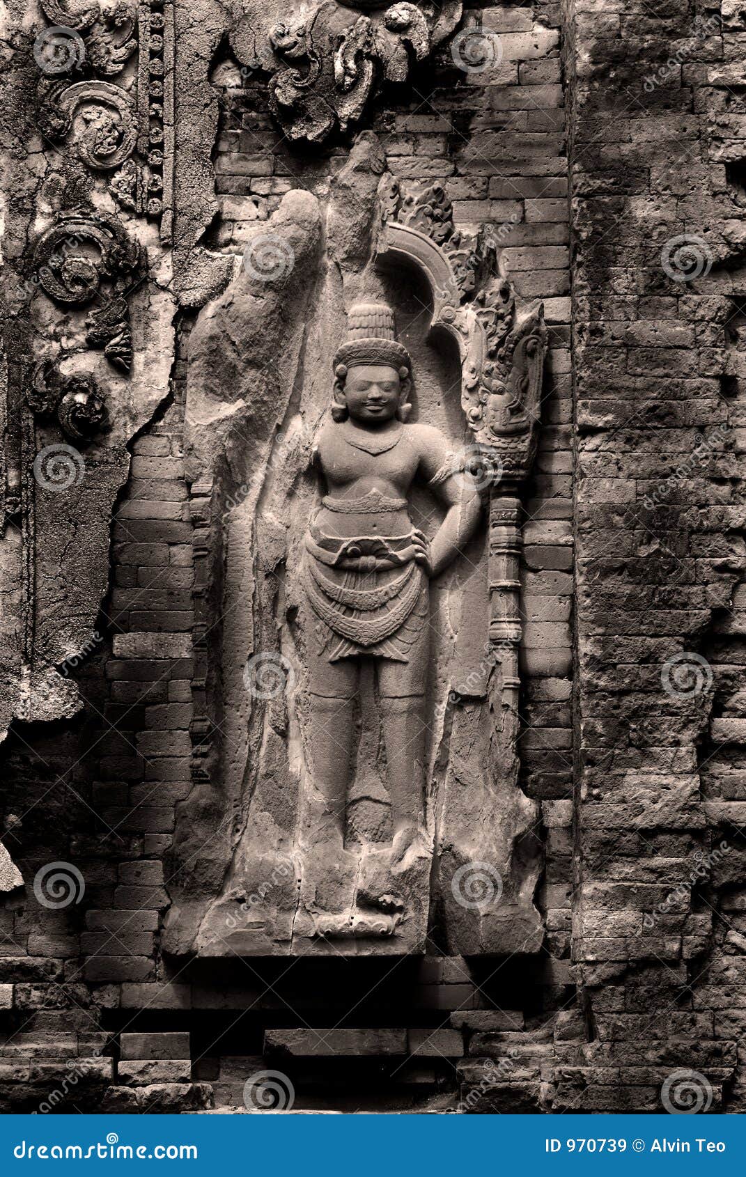 Apsara stock image. Image of buddhist, dancer, temple, siem - 970739