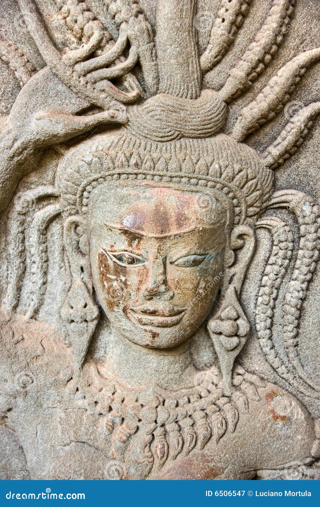 Apsara, Angkor Wat. Cambodia. Stock Image - Image of apsara, elephant ...