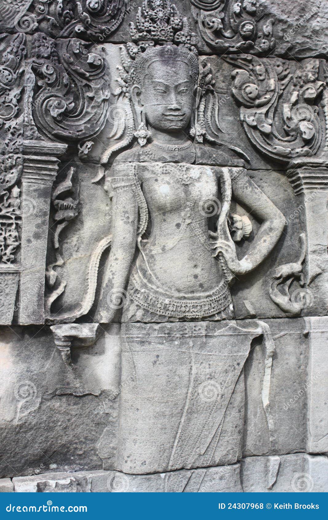 Apsara dancer stock photo. Image of angkor, dancer, ancient - 24307968