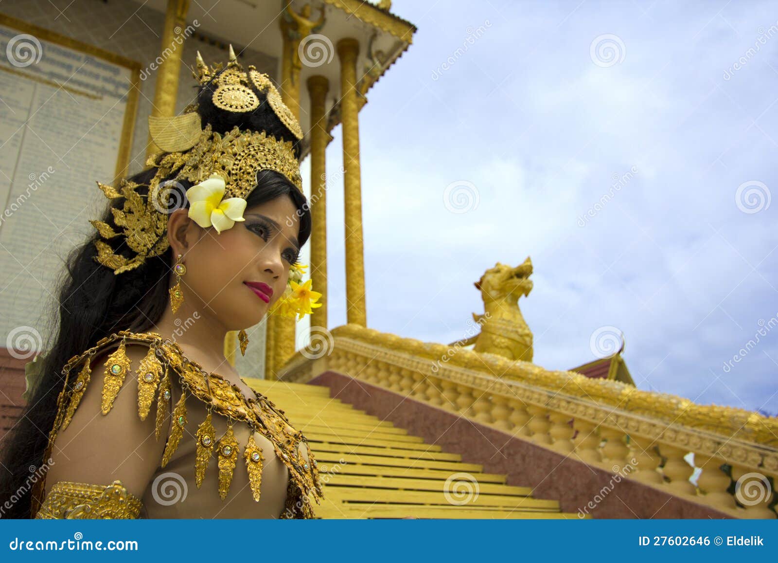 Apsara Dancer Royalty-Free Stock Image | CartoonDealer.com #27602812