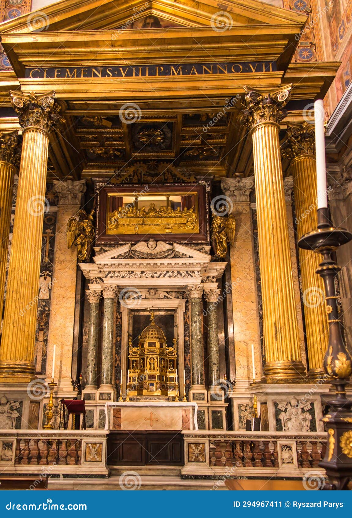 The Apse of the Basilica of Saint John Lateran in Rome Editorial Photo ...