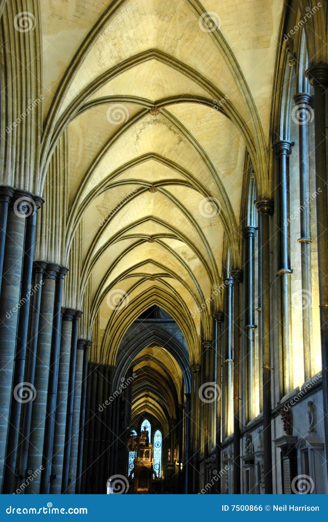 Apse in gothic cathedral stock photo. Image of religious - 7500866