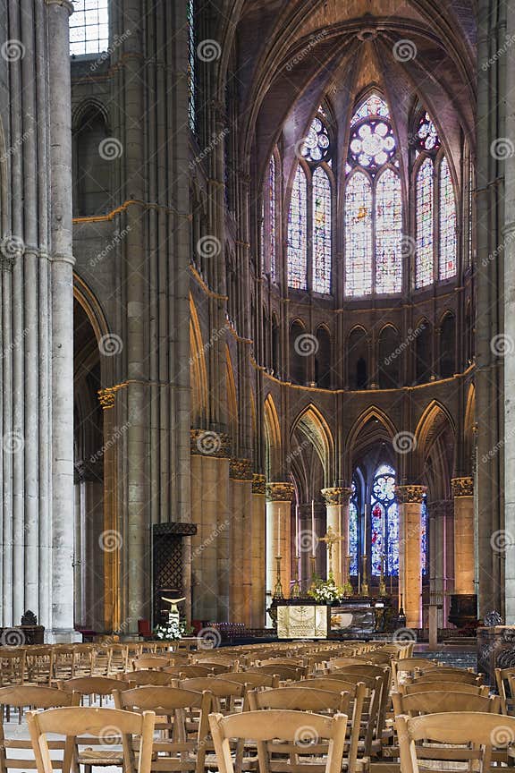 The Apse of the Notre-Dame Cathedral Editorial Photo - Image of ages ...