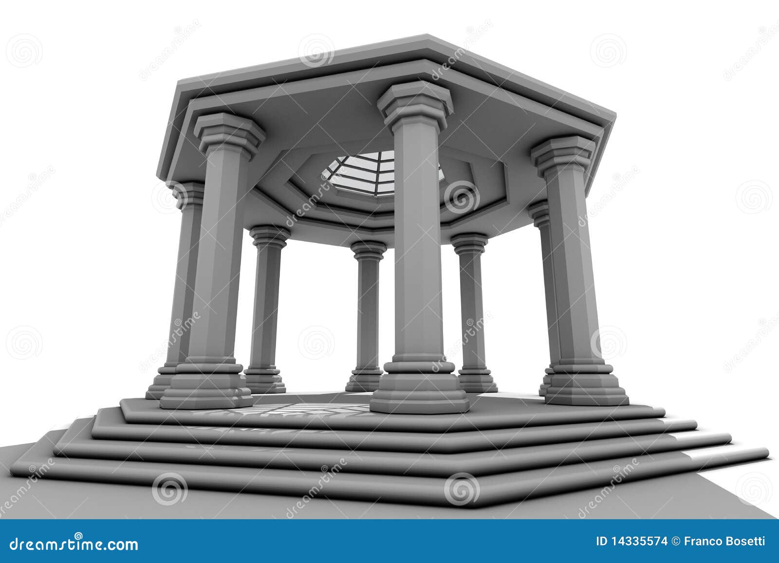 Octagonal Columns Stock Illustrations – 2 Octagonal Columns Stock ...