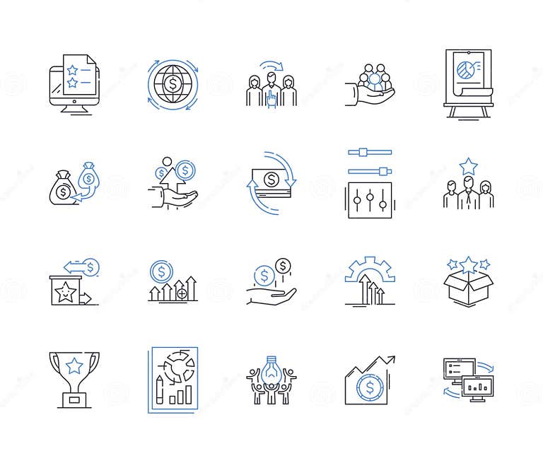 Aptitude Line Icons Collection. Ability, Competency, Proficiency, Talent, Potential, Capability ...