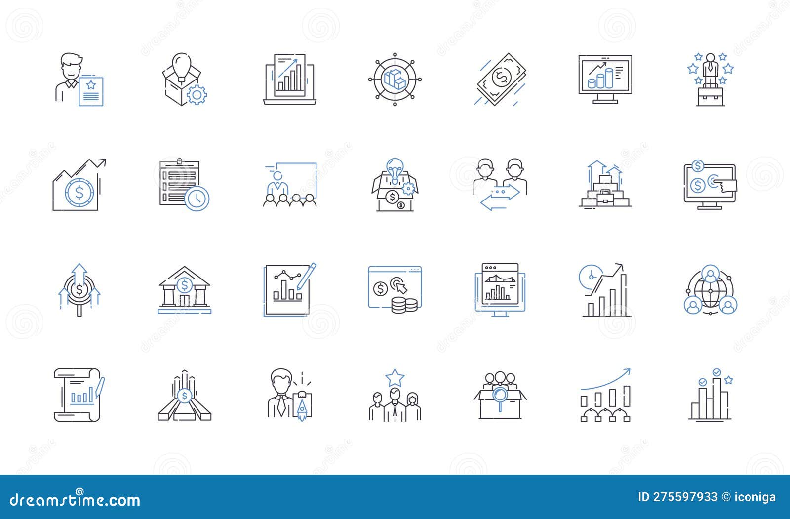 Skill And Ability Line Icons Collection. Proficiency, Capability ...