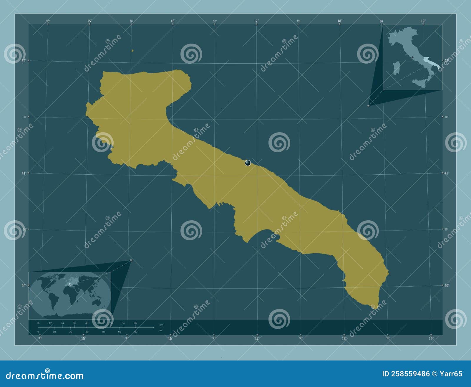 Apulia, Italy. Solid. Capital Stock Illustration - Illustration of ...