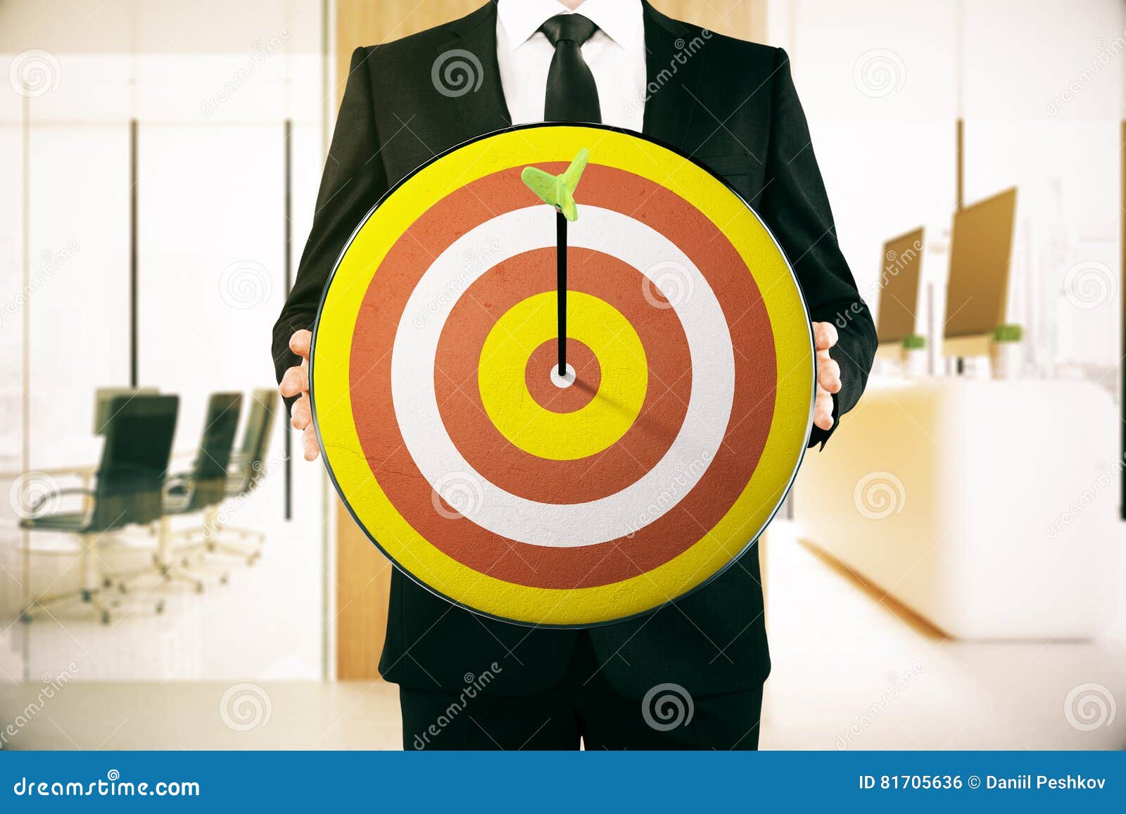 Apuntar concepto stock de ilustración. Ilustración de fondo - 81705636