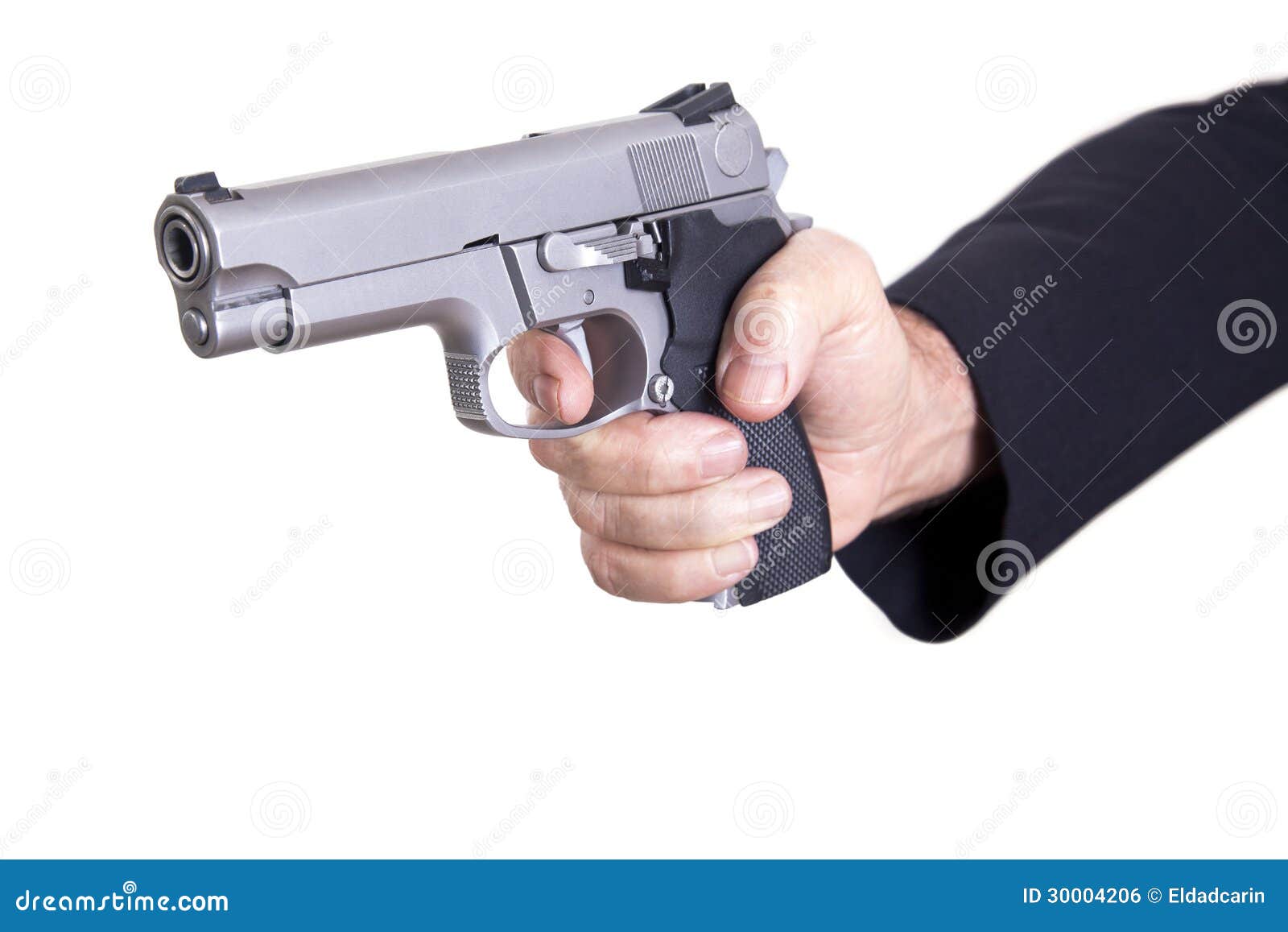 Apuntar el arma foto de archivo. Imagen de mafia, pandillero - 30004206