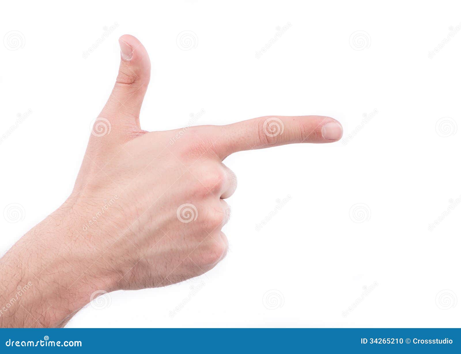 Apuntar La Muestra De La Mano Foto de archivo - Imagen de adulto ...