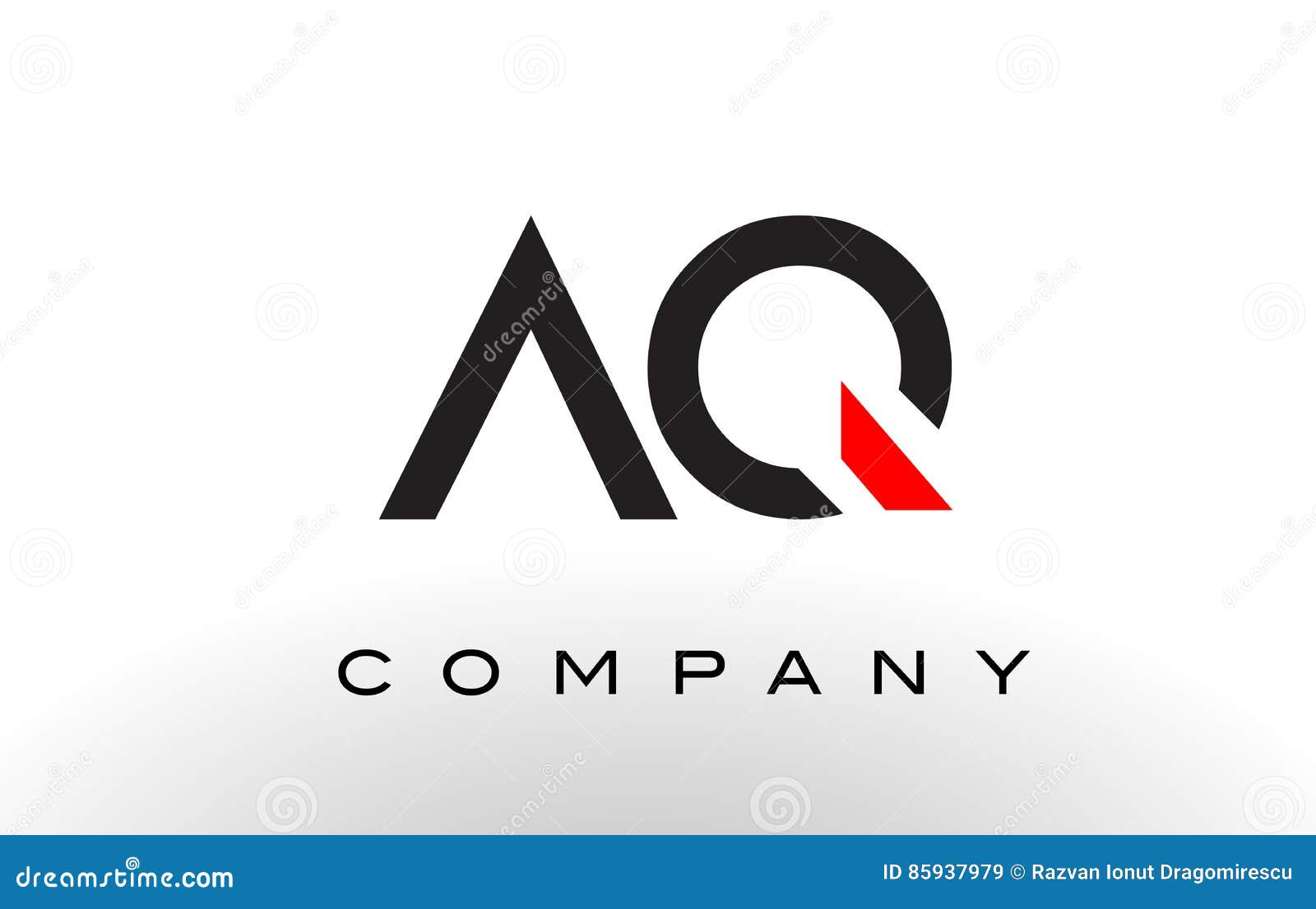 AQ Logo. Letter Design Vector. Stock Vector - Illustration of letter ...