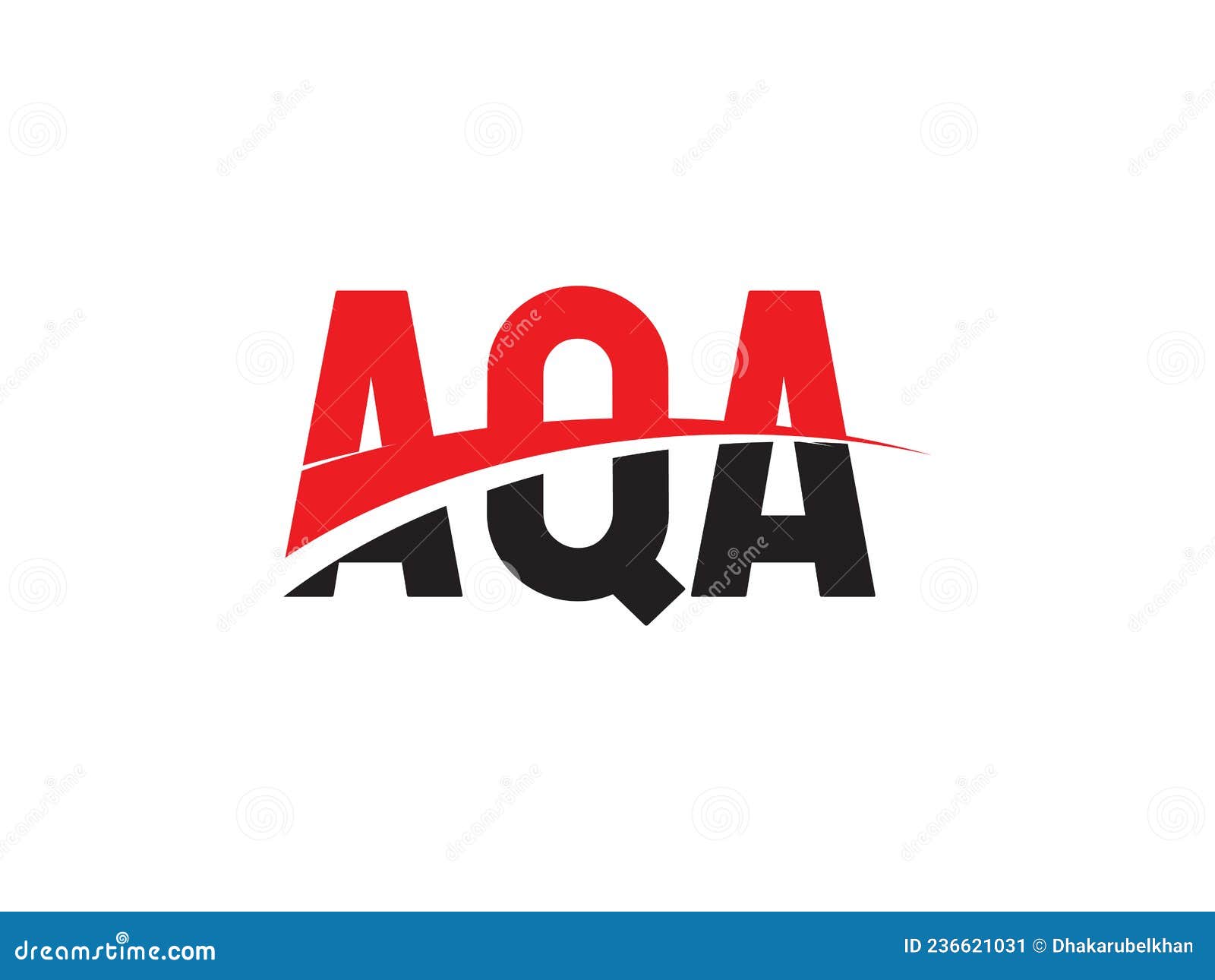 AQA Letter Initial Logo Design Vector Illustration Stock Vector ...