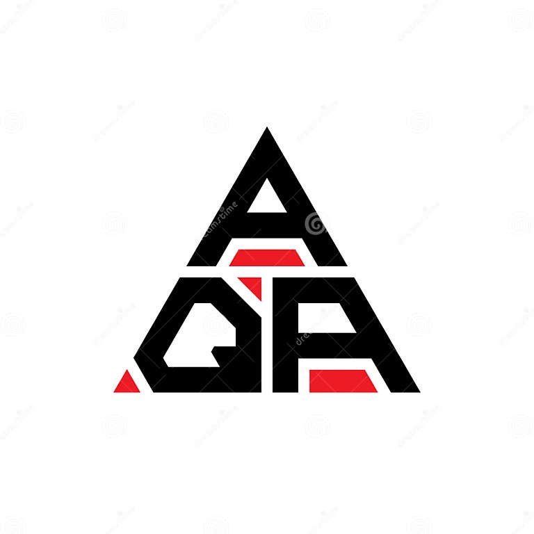 AQA Triangle Letter Logo Design with Triangle Shape. AQA Triangle Logo ...